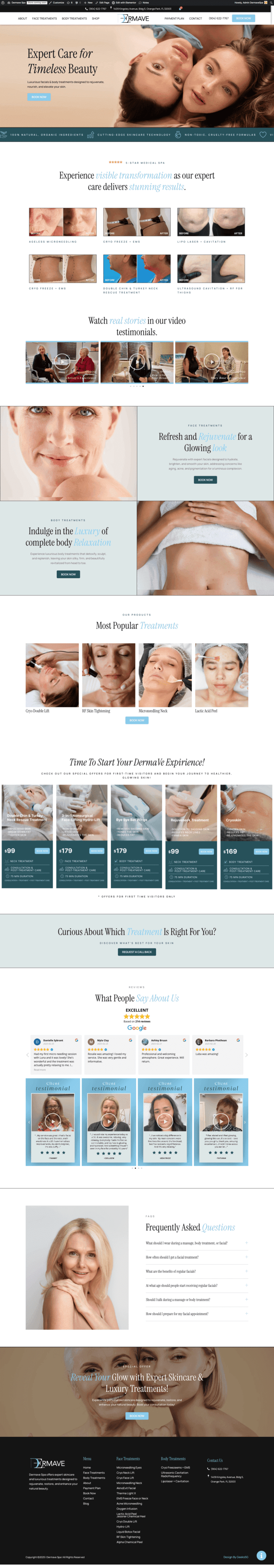 Dermave Spa - Geeks5g Digital Marketing