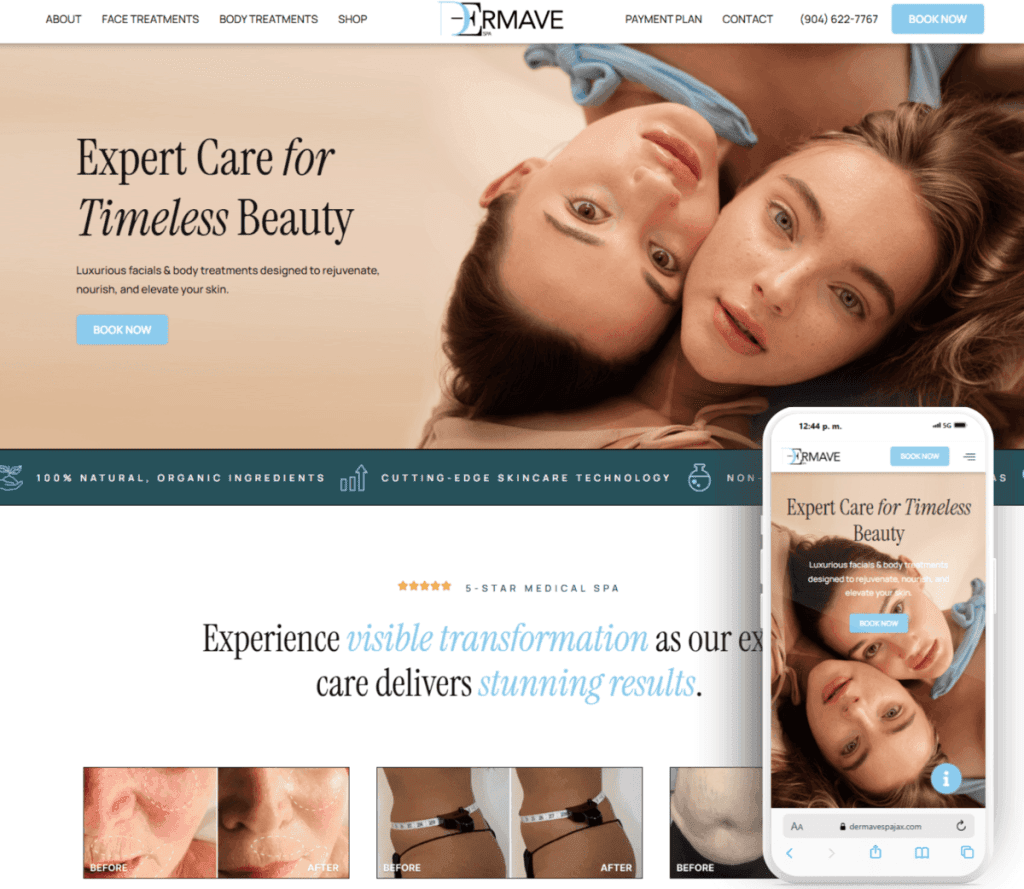 Dermave Spa - Geeks5g Digital Marketing