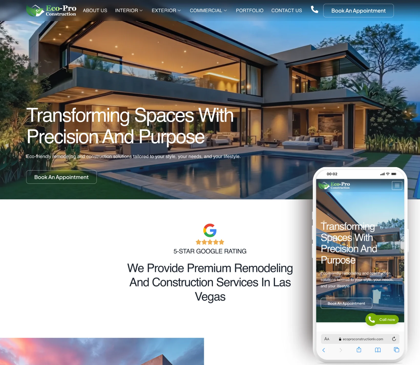 Eco Pro Construction - Geeks5g Digital Marketing